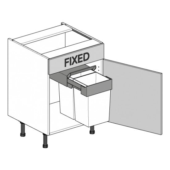 600 Drawerline Hob/Sink Base Cabinet with Dummy Drawer and Undersink B